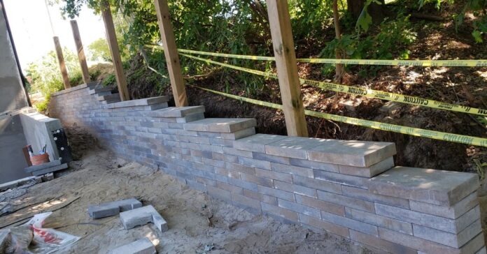 How To Build a Retaining Wall on a Slope or a Hill