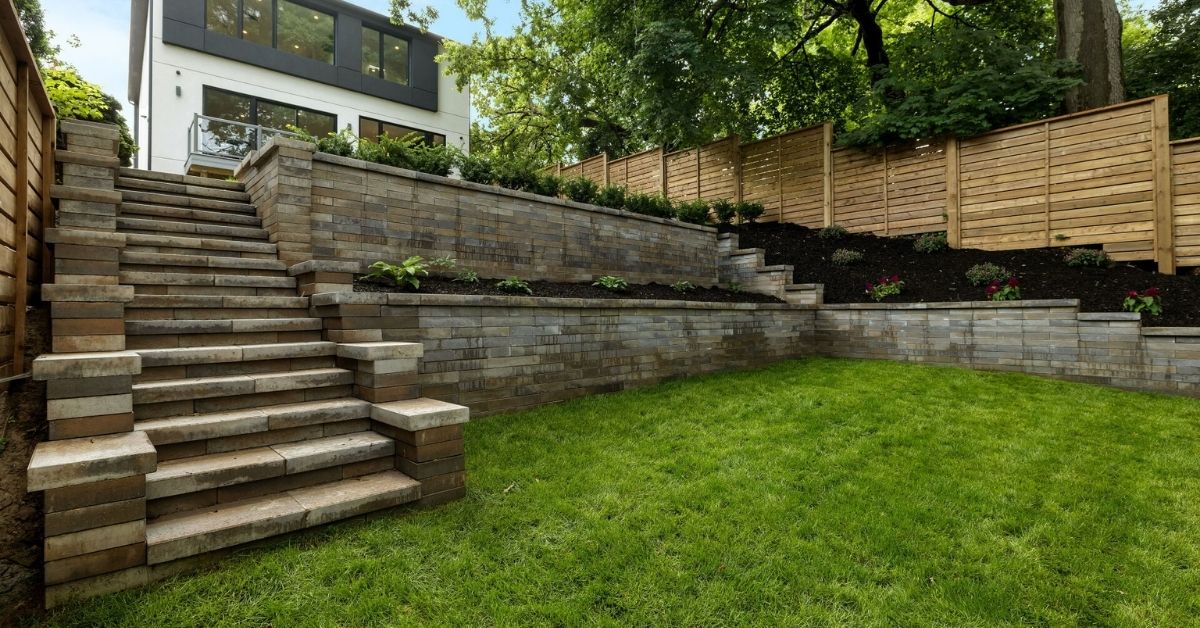 How To Build a Retaining Wall on a Slope or a Hill